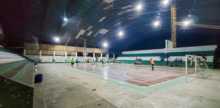 Jueves llega el material para ampliar la cancha del coliseo Gilberto Parada