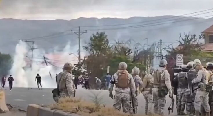 Policía y militares despejaron intento de bloqueo en el puente Khora ...